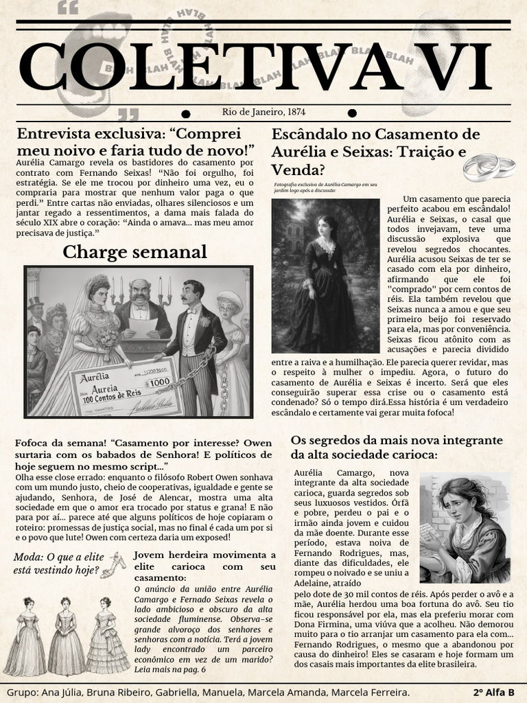 White Illustrated Environment Magazine PDF | PDF | Casamento