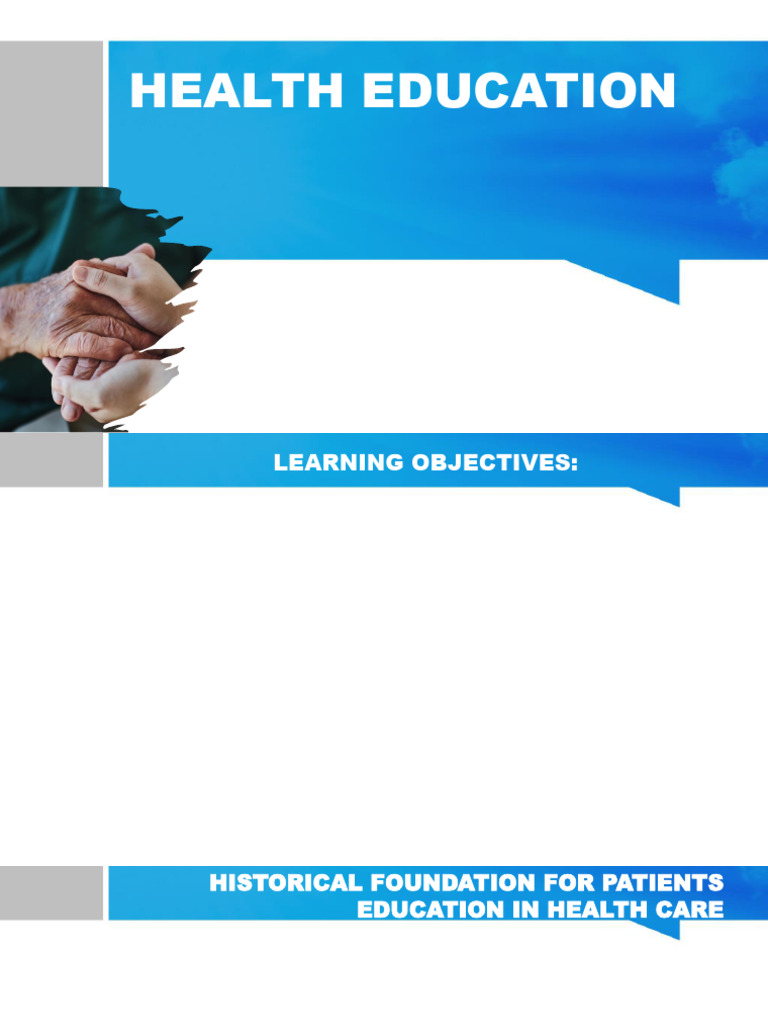 Healtheducationoverviewofhealth Education | PDF | Nursing | Health ...