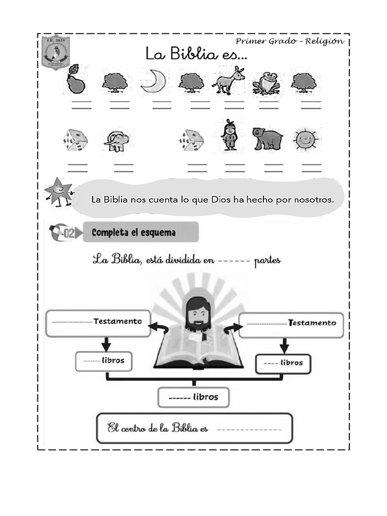Ficha Religión La Biblia 2 | PDF