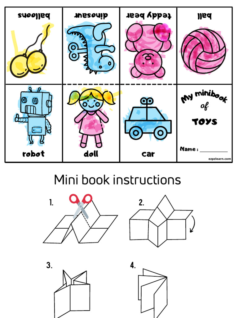 Toys Mini Coloring Book | PDF