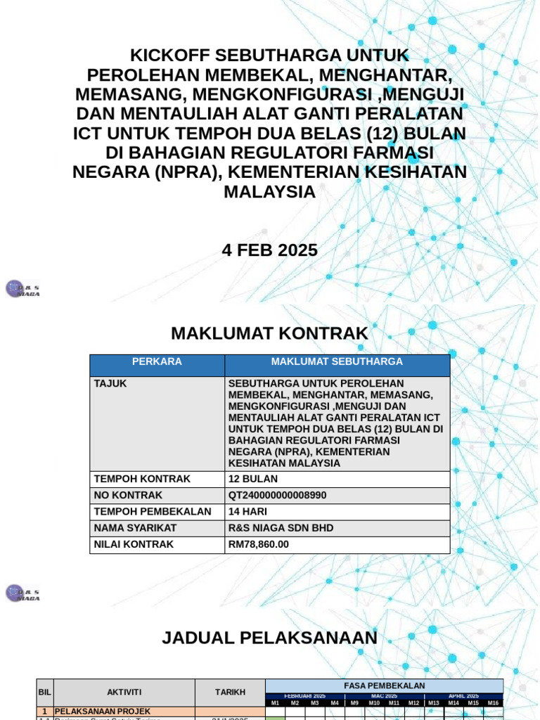 Kickoff Sebutharga Alat Ganti - Npra | PDF