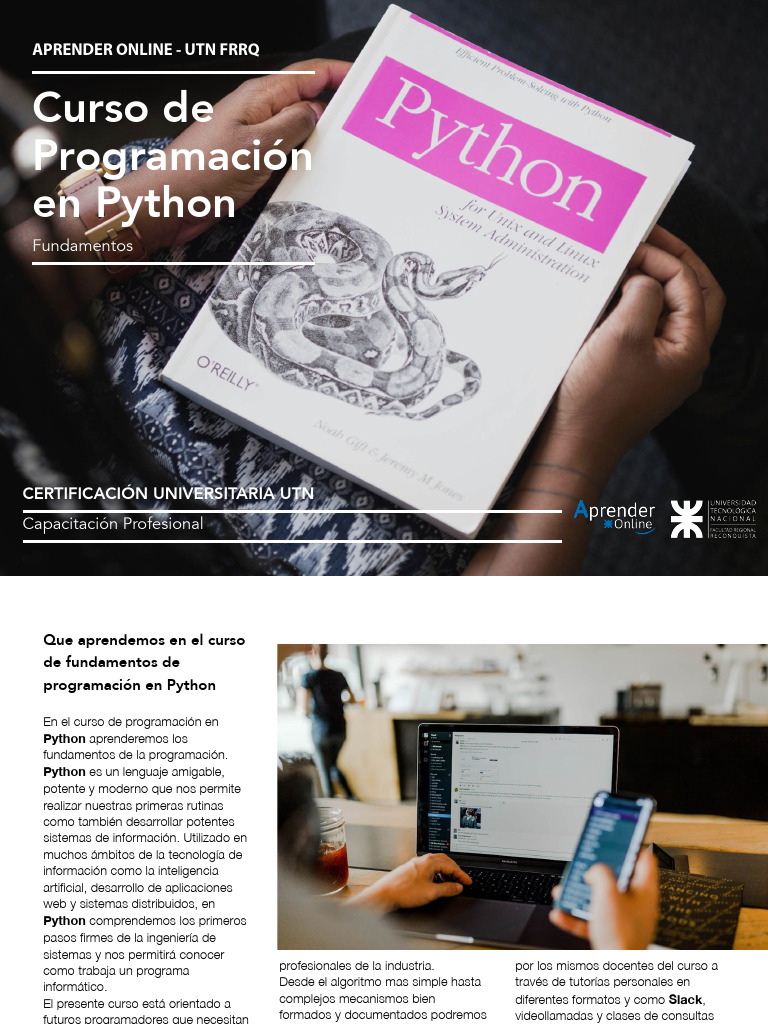 Curso de Programacion en Python APRENDER ONLINE de 250306 103908 | PDF | Python (lenguaje de ...