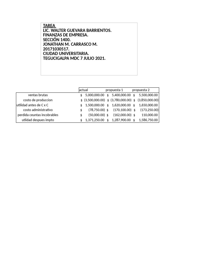 Quinta Tarea Segundo Parcial | PDF
