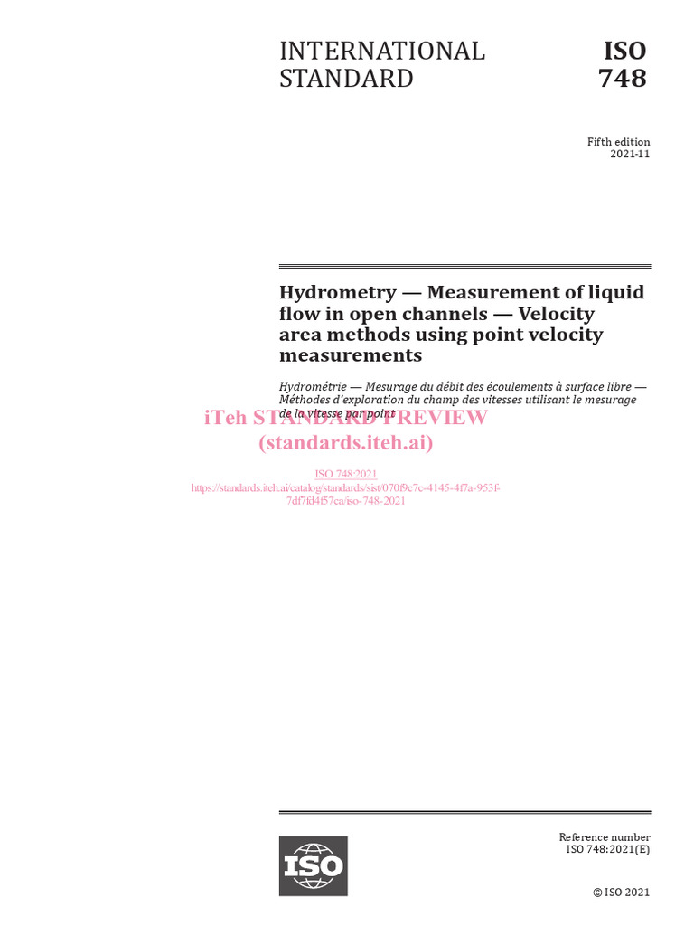 Iso 748 2021 | PDF | International Organization For Standardization ...