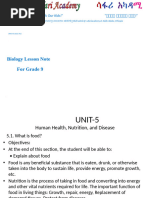 CBSE Class 5 Science - Food and Health | PDF