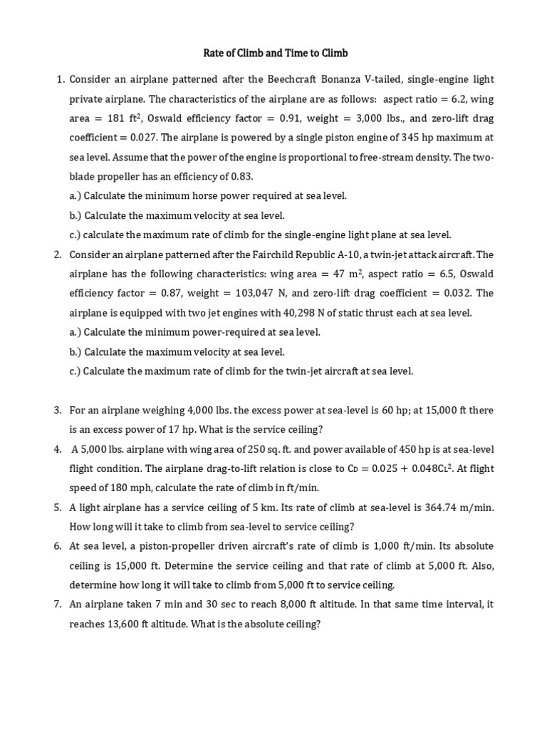 05 Rate of Climb | PDF