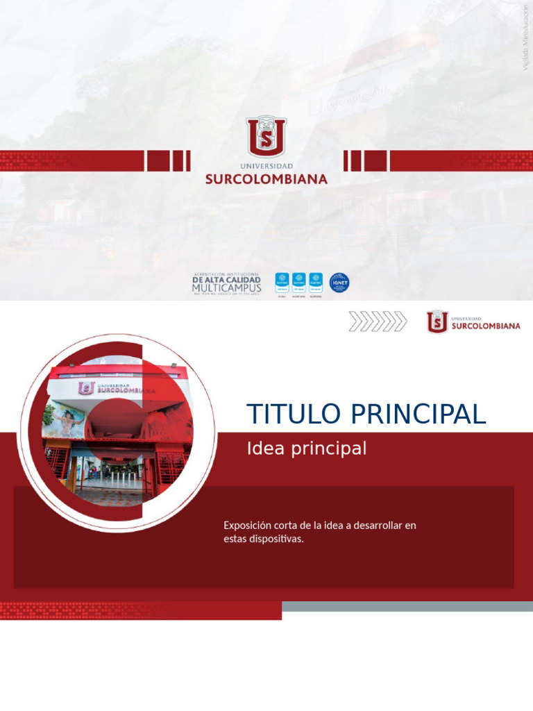 Plantilla Diapositivas USCO | PDF