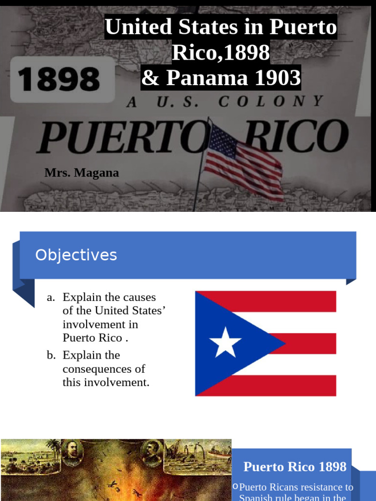 United States in Puerto Rico, 1898 - Caribbean History | PDF | Puerto ...