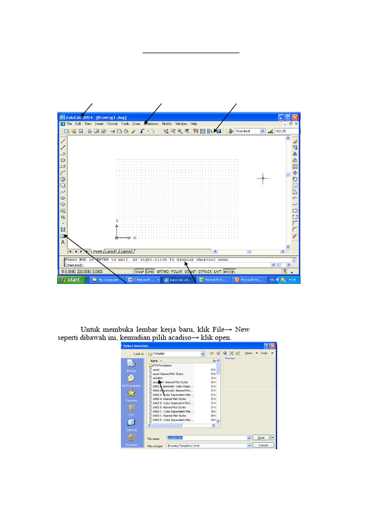 Modul Autocad 2004 | PDF