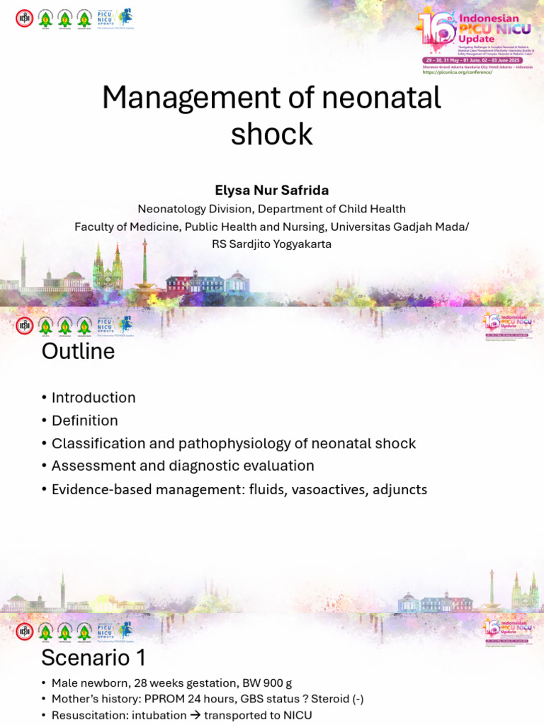 Management of Neonatal Shock | PDF | Shock (Circulatory) | Ventricle ...