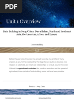 AP World History - Unit 1 Study Guide | PDF | China | World Politics