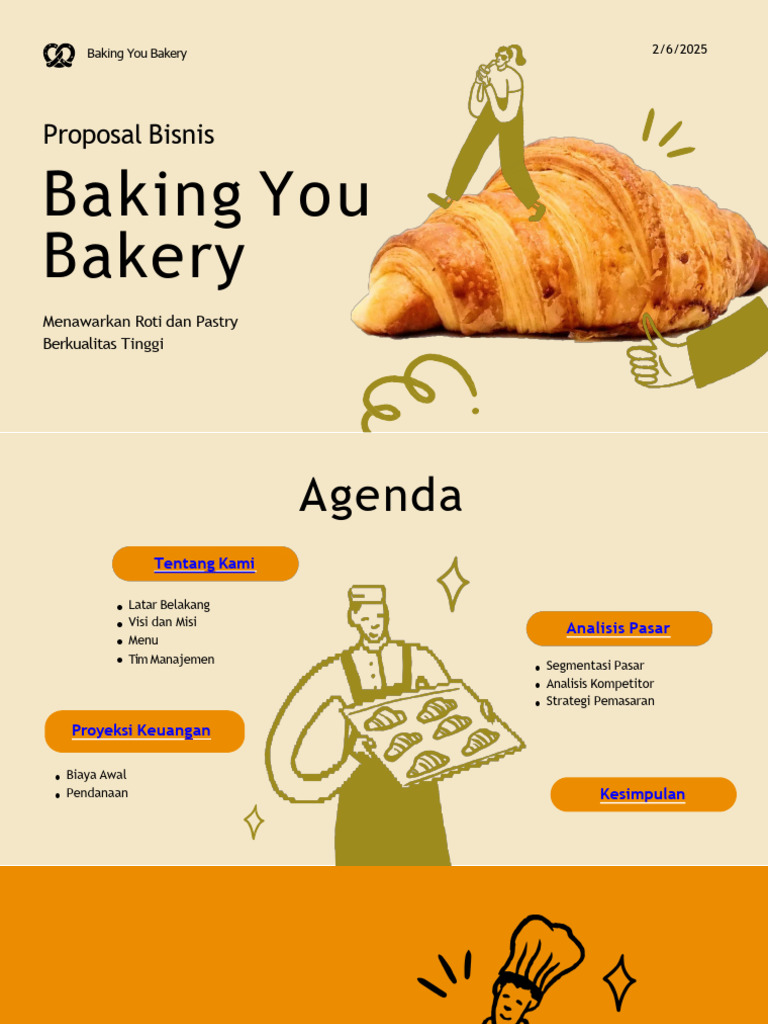 Proposal Bisnis Baking You Bakery | PDF
