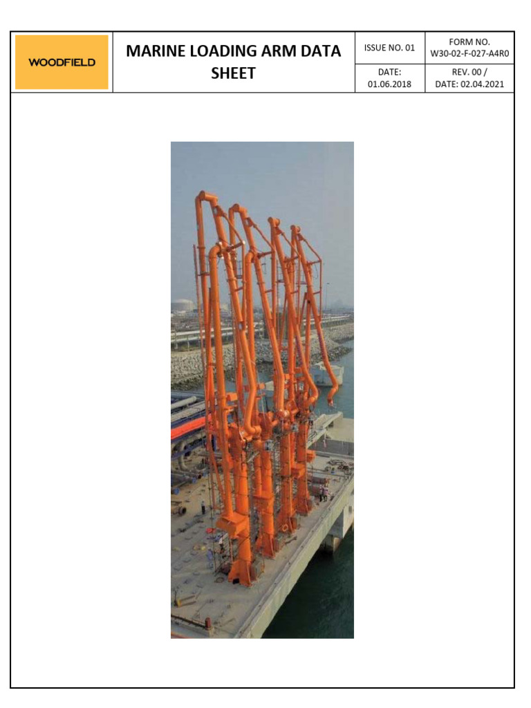 Marine Loading Arm Specifications | PDF | Viscosity | Mechanical ...