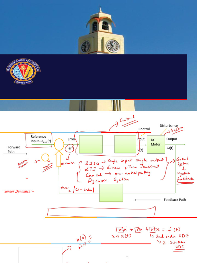 Lecture-2-Feedback Control-Annotated | PDF | Control Theory | Ordinary ...