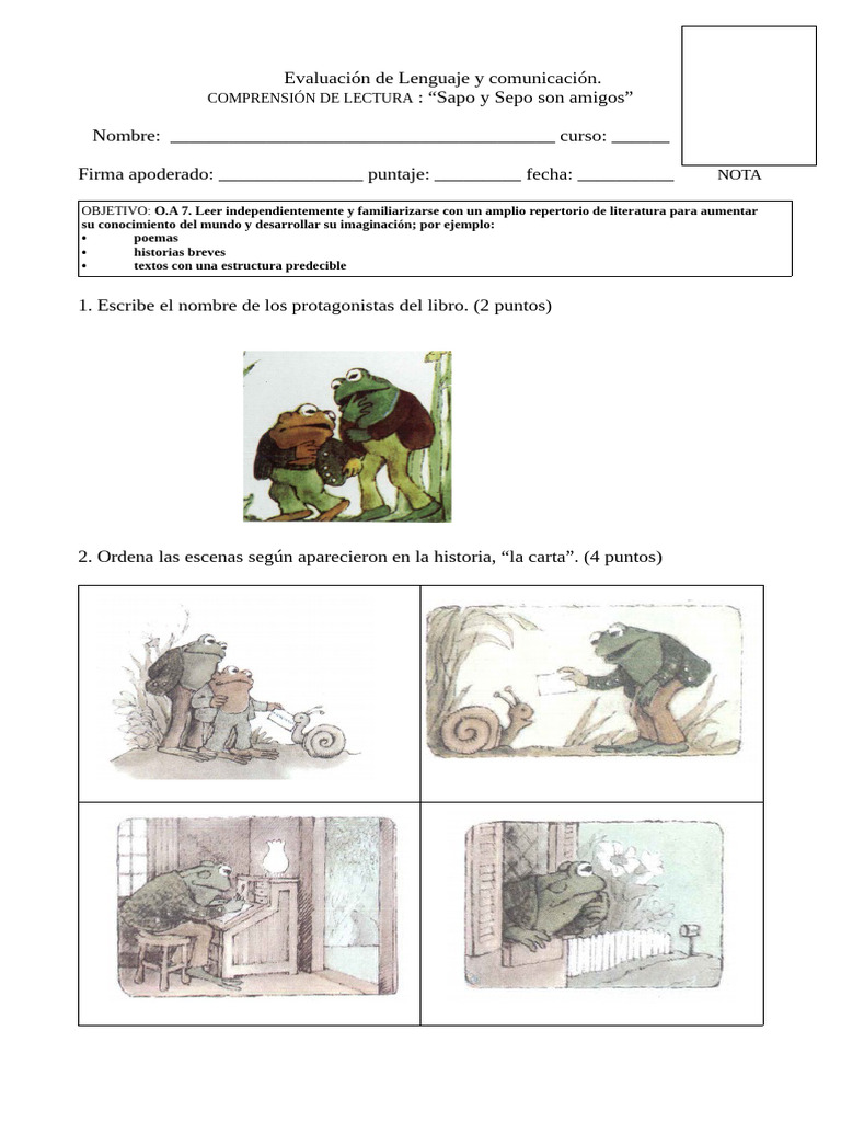 Ev. Sapo y Sepo | PDF