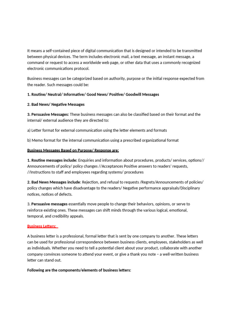 Unit-4 Electronic & Other Messages | PDF | Advertising | Memorandum