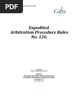 Gafta Rule No.125 | PDF | Arbitral Tribunal | Arbitration
