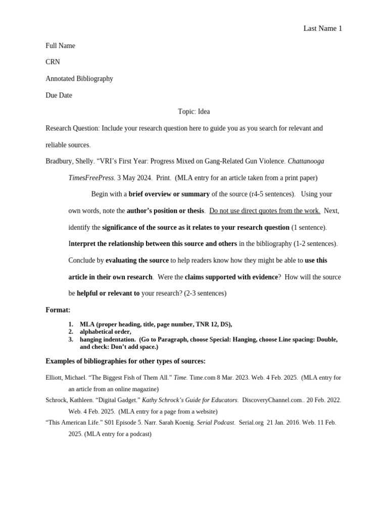 Annotation Template 2025 | PDF