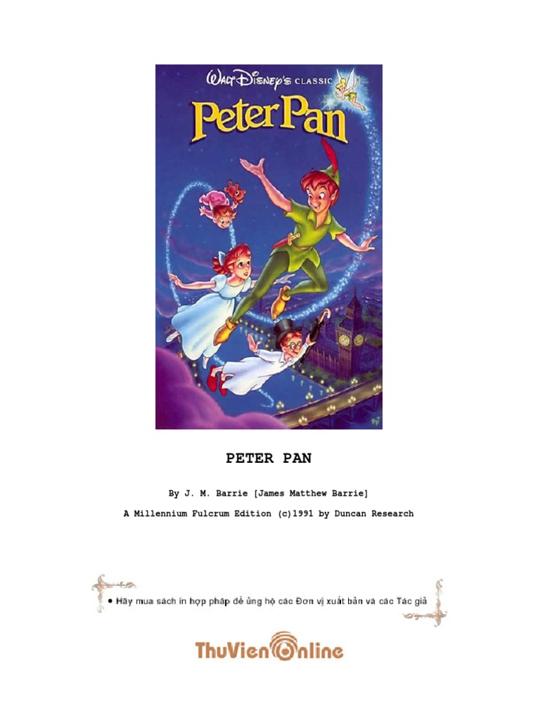 Peter Pan: by J. M. Barrie (James Matthew Barrie) A Millennium Fulcrum ...