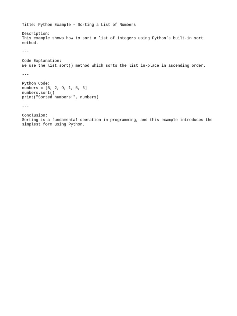 04 Sorting Algorithm | PDF