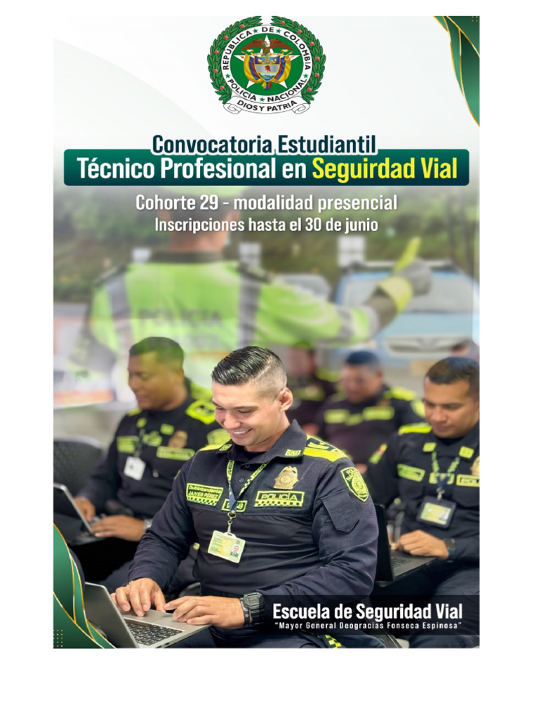 Convocatoria TPSV-P 29 Presencial | PDF | Policía | Derecho penal