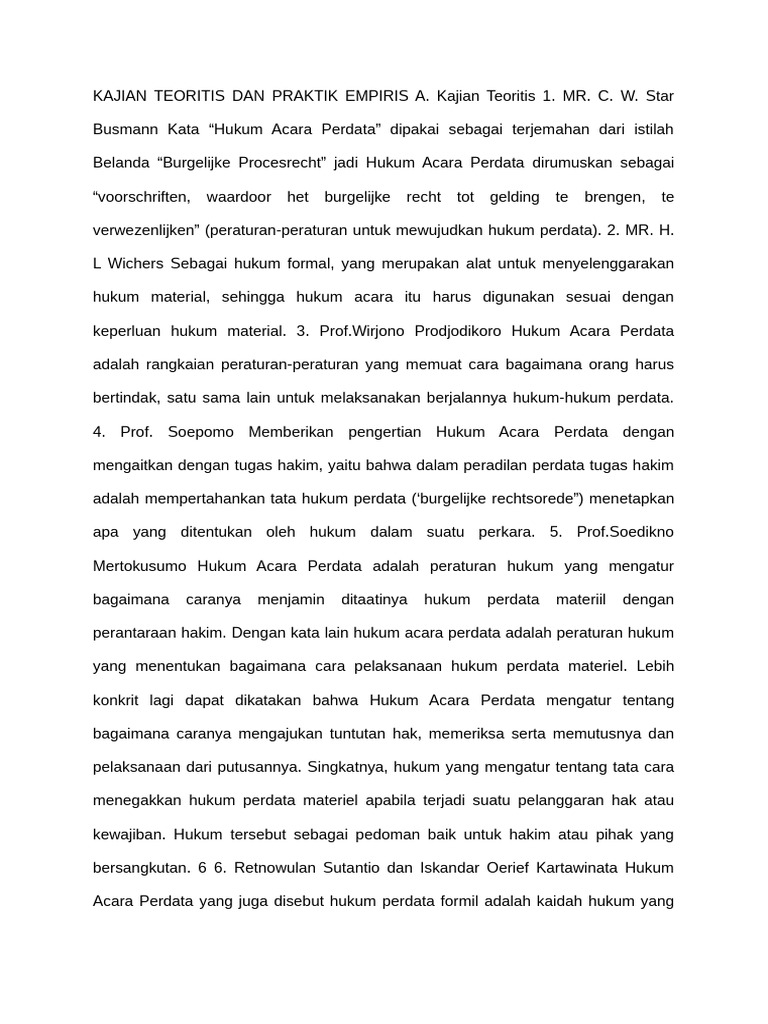 Kajian Teoritis Dan Praktik Empiris | PDF