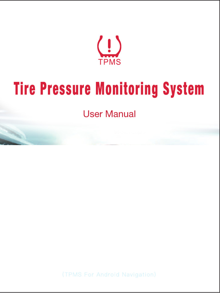 Android TPMS User Manual PDF | PDF