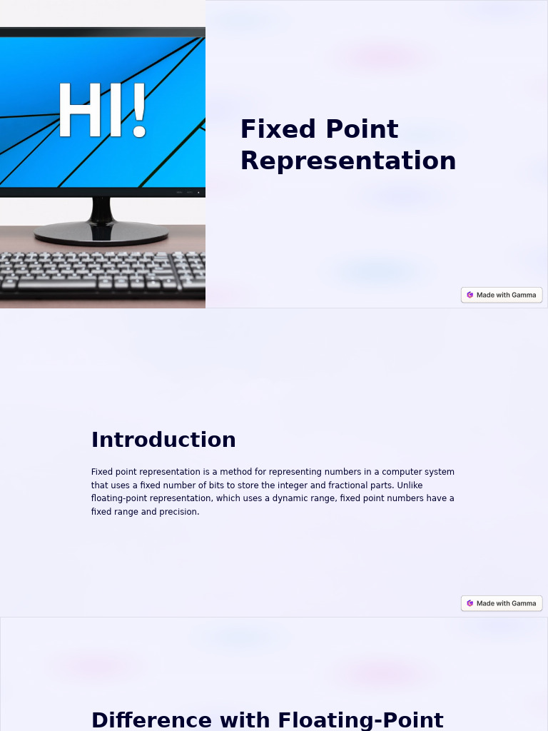 Fixed Point Representation | PDF | Data Compression | Codec