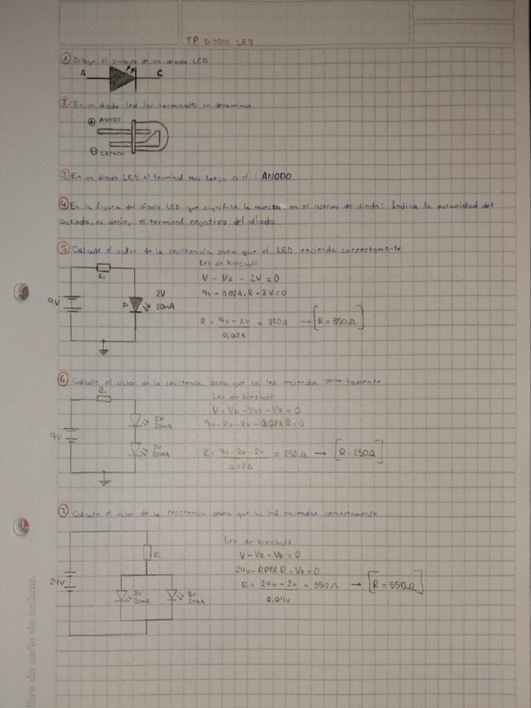TP Diodo Led - Franco Palma | PDF