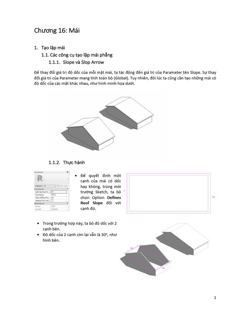 Revit - Chapter 16-Roof - Beam System | PDF