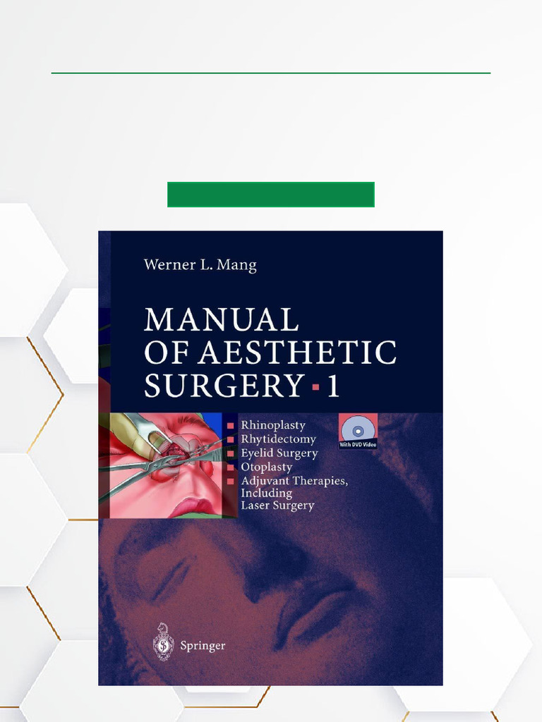 Aesthetic Surgery Manual Overview | PDF | Surgery | Plastic Surgery
