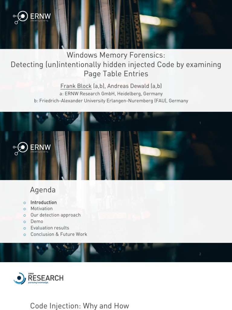 USA 2019 Pres-windows Memory Forensics Detecting Unintentionally Hidden ...