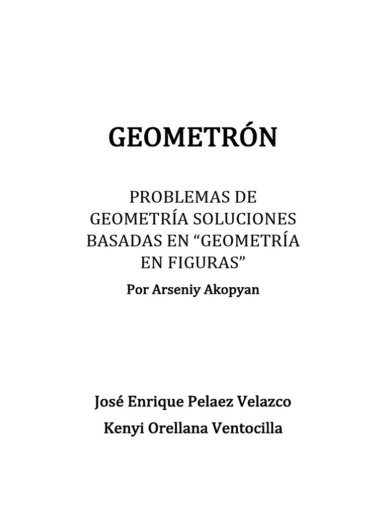 Muestra Solucionario Geometria en Figuras Vol1 | PDF | Triángulo | Geometría del plano euclidiano
