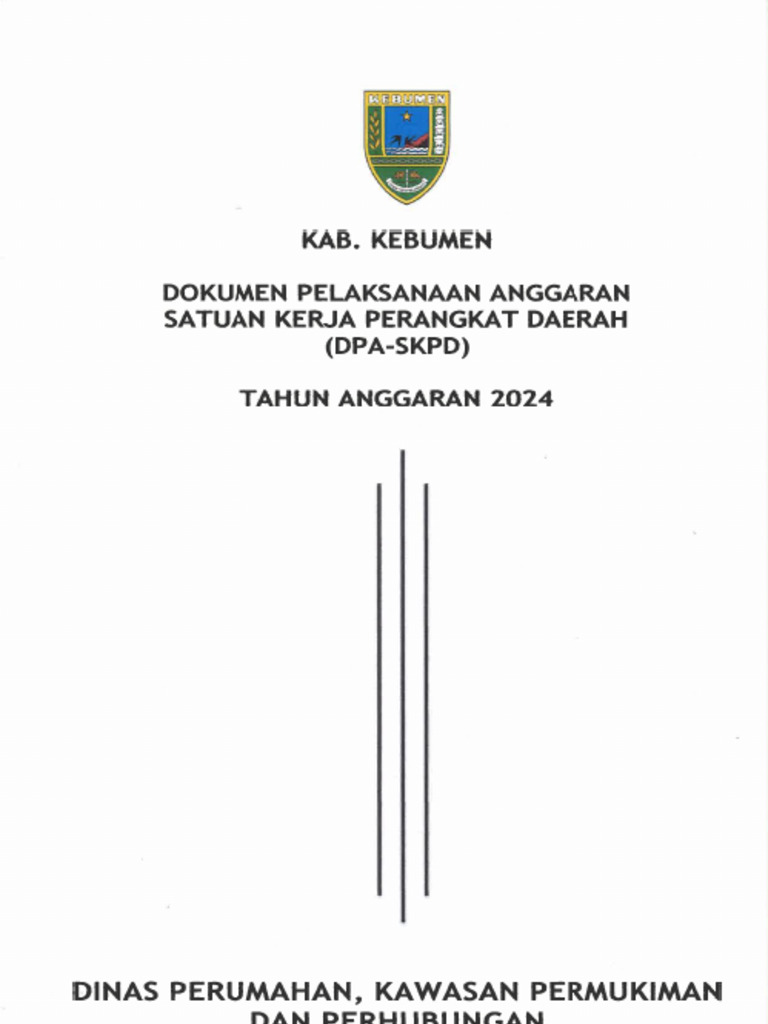 Disperkimhub Kebumenkab Go Id 081024-Dpa-2024 | PDF