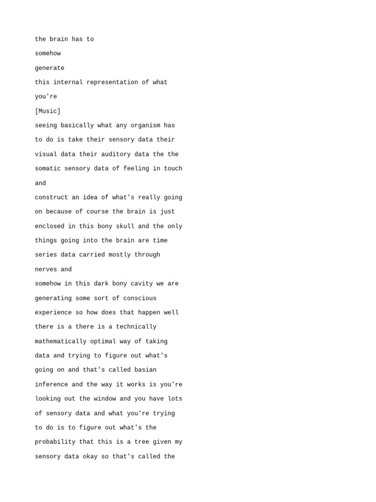 (English (Auto-Generated) ) How The Brain Creates Reality - Bayesian ...