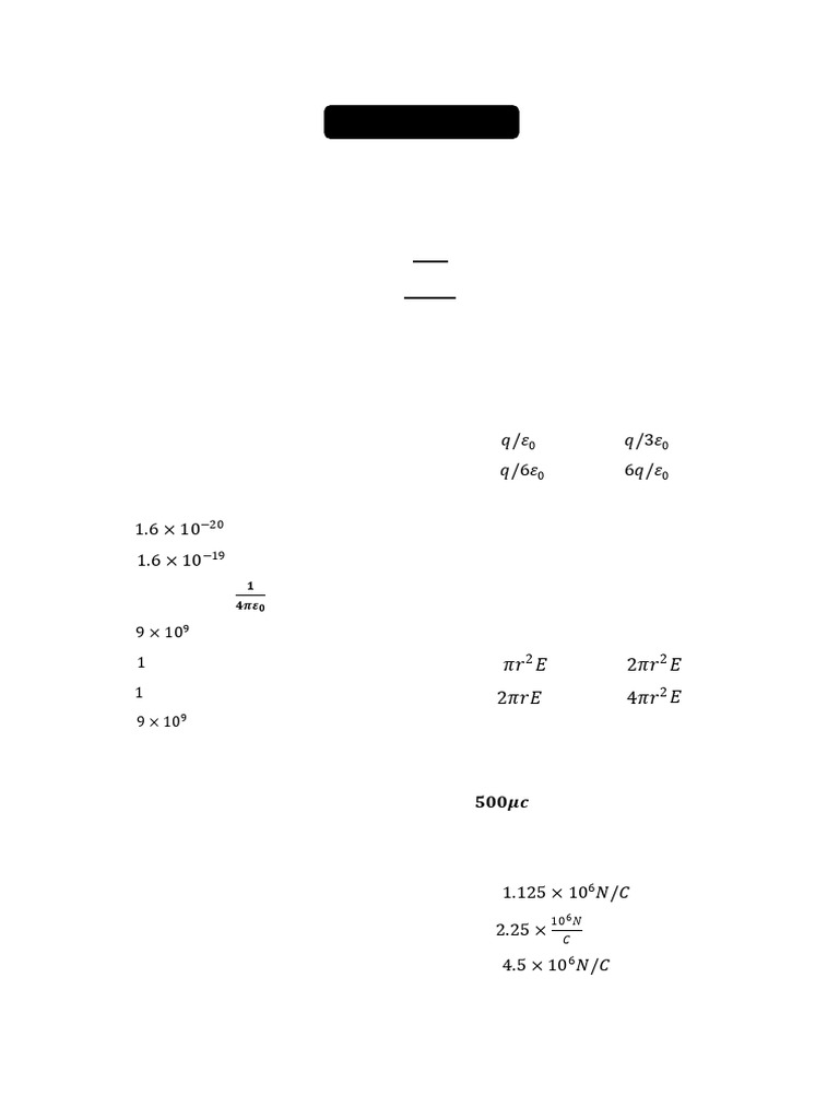 Holiday Homework Class 12th (Physics) | PDF | Capacitance | Capacitor
