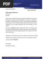 SOF Olympiad Date Sheet 2025-26-1 | PDF