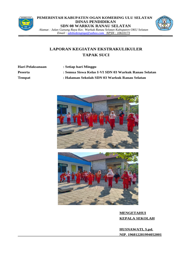 5.6 Kegiatan Extrakulikuler Tapak Suci | PDF