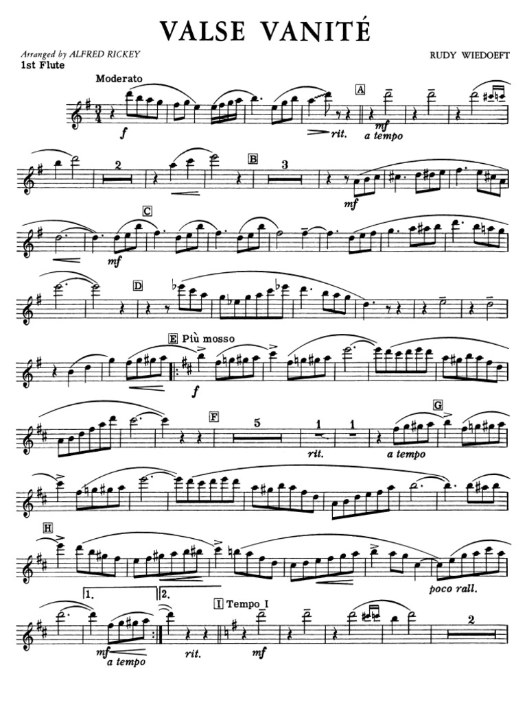 PMLUS02176-Wiedoeft Rickey Valse Vanite Parts | PDF