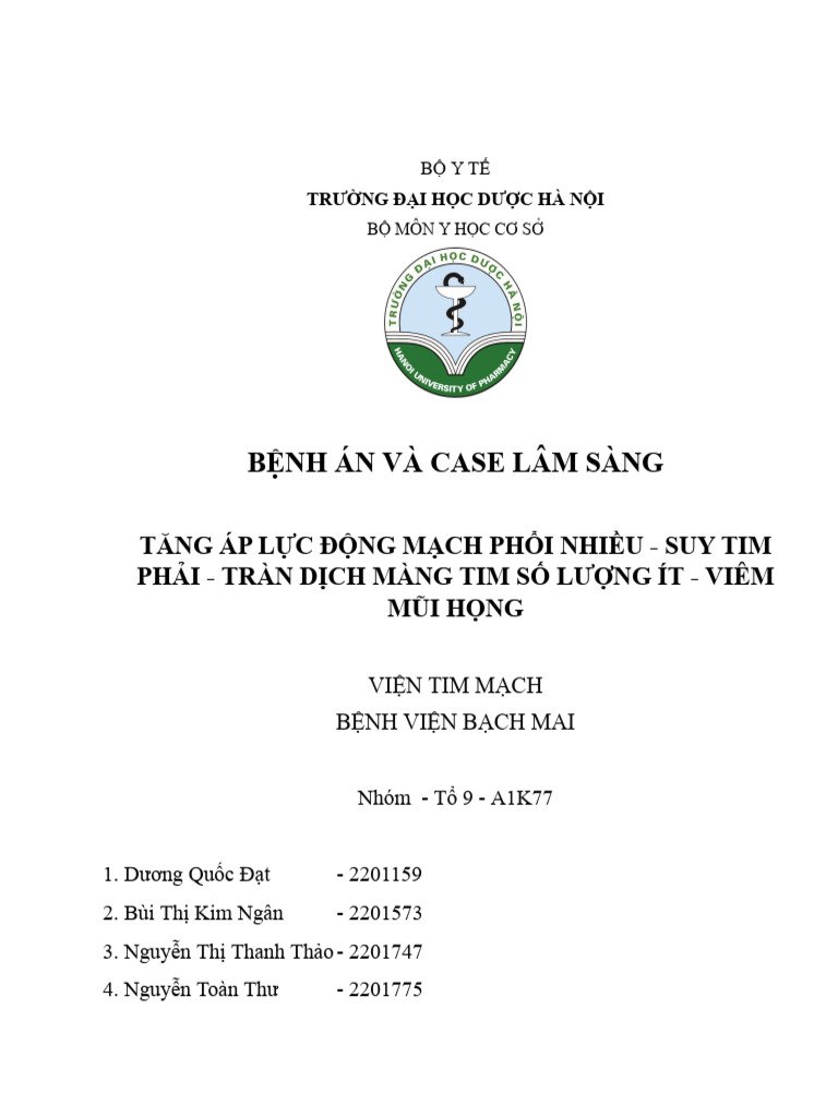 Case Lâm Sàng | PDF