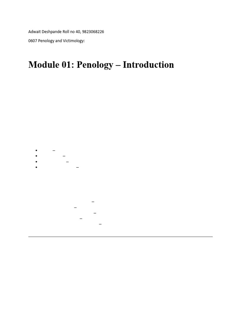 Crime Control Mechanisms in Penology | PDF | Prison | Parole