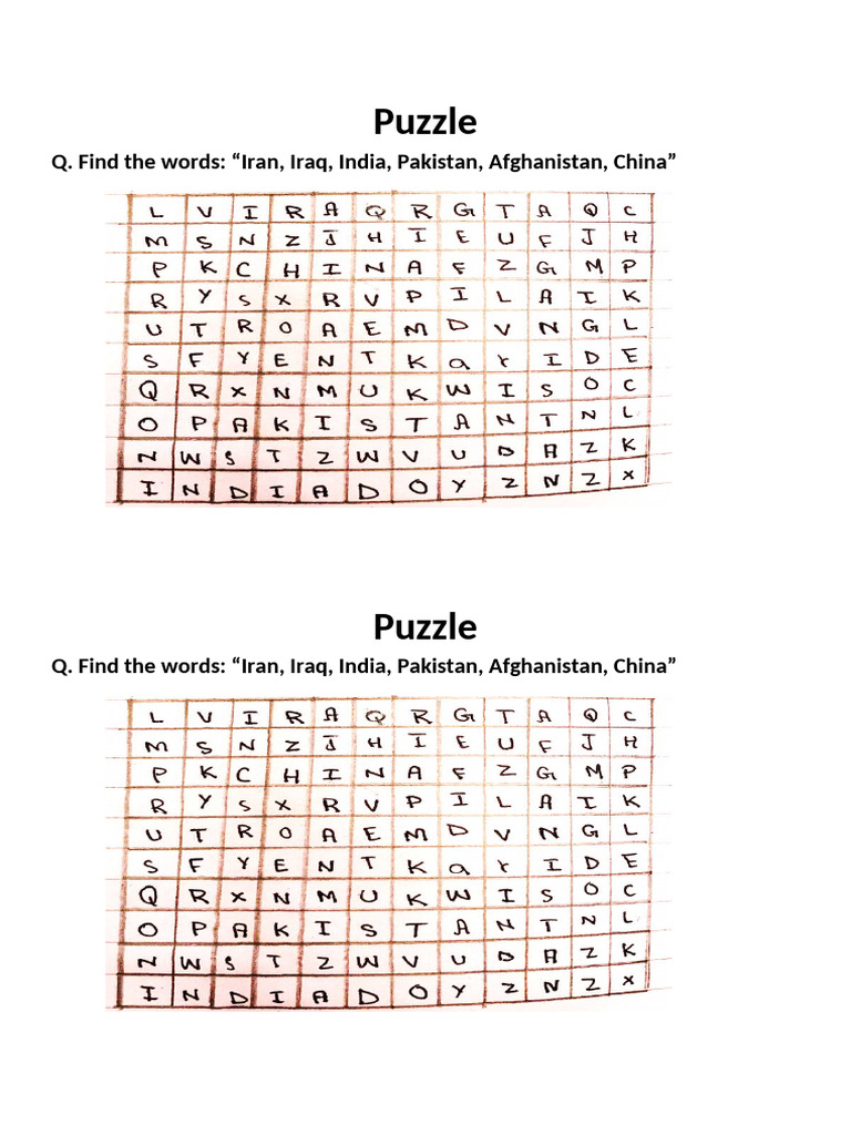 New Teacher Puzzle | PDF