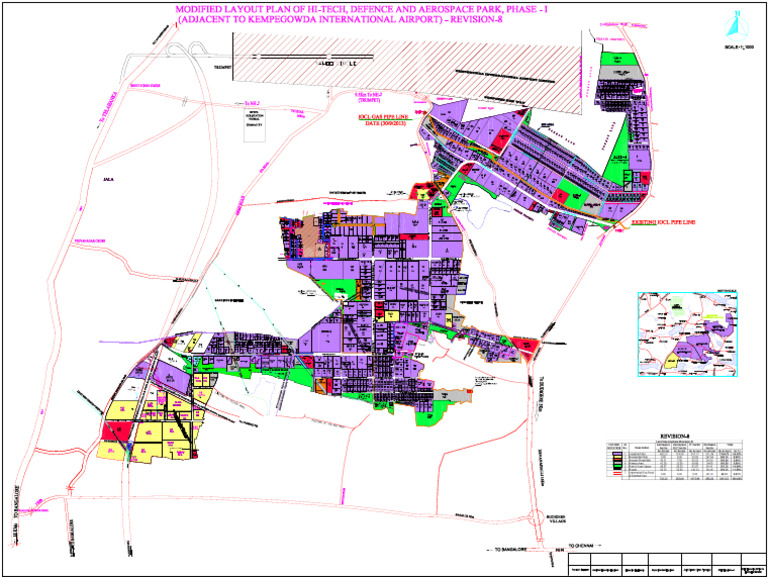 KIADB Aerospace Park Industry Layout-2025 | PDF