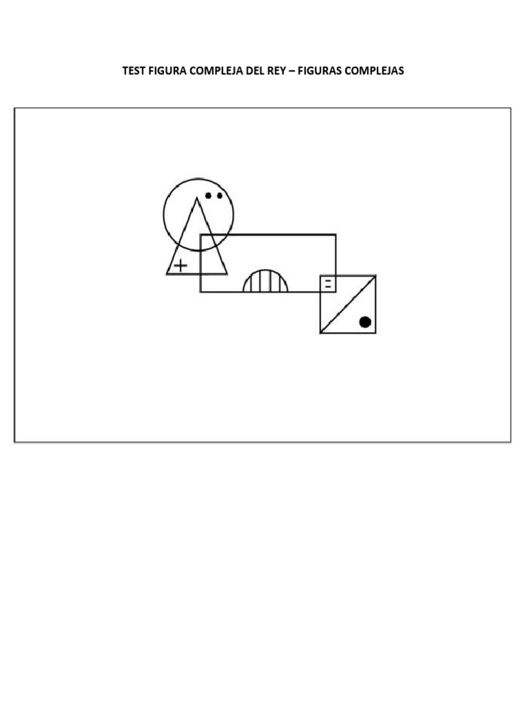 Test Figura Compleja Del Rey | PDF