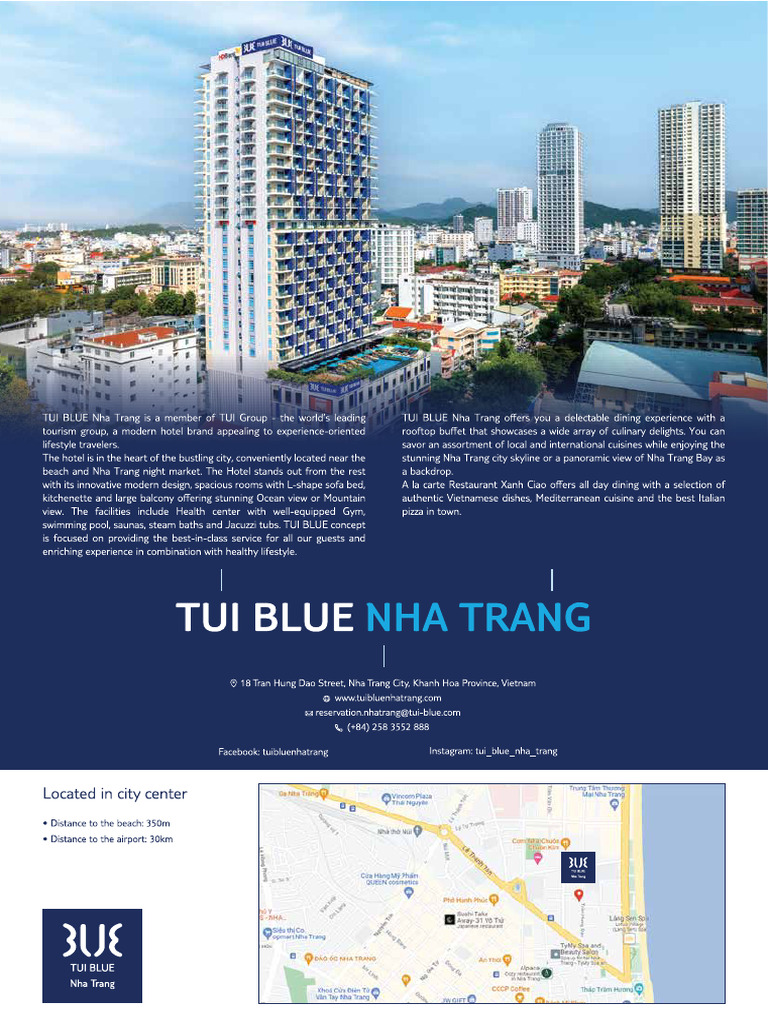 TUI BLUE Nha Trang - Factsheet | PDF