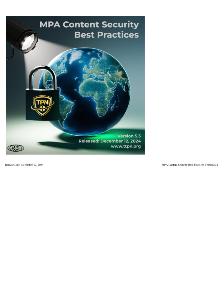 MPA Content Security Best Practices v5.3 Jan6 2025 English | PDF ...