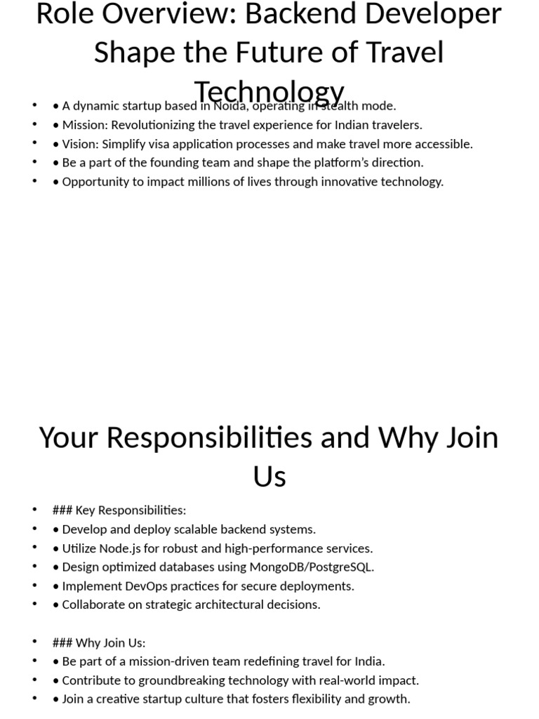 Backend Developer Assignment | PDF