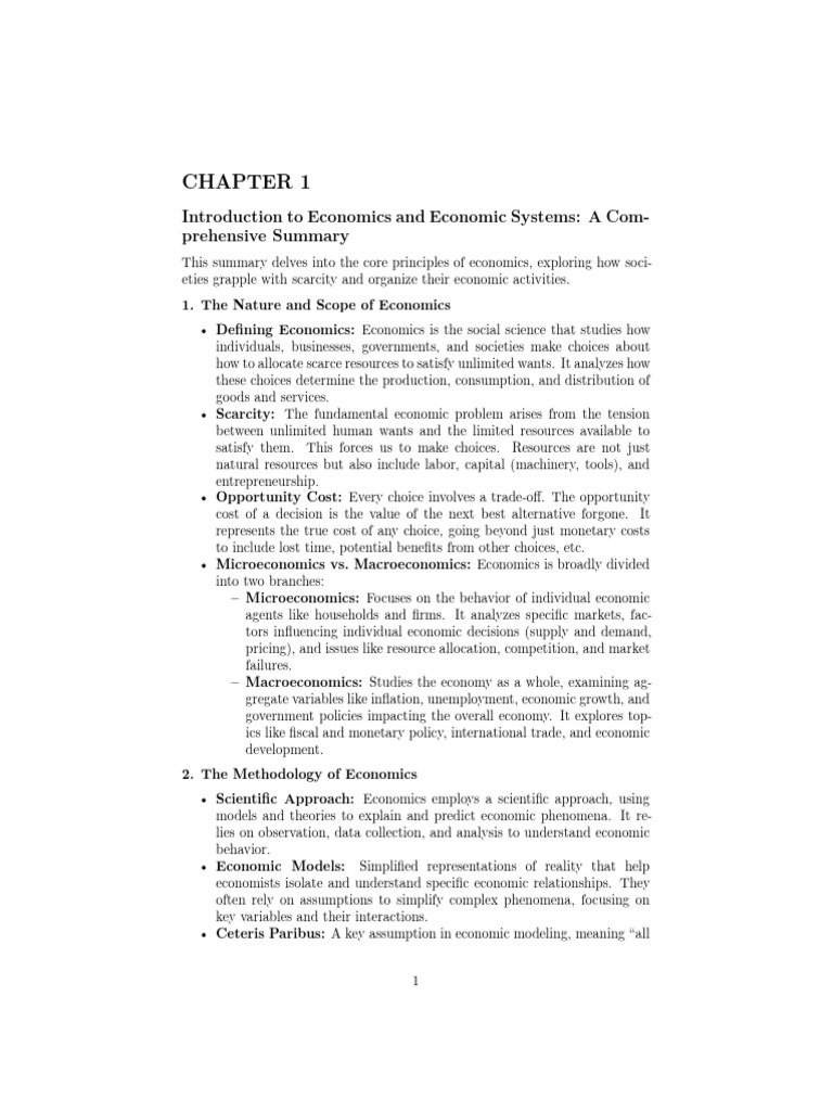 Eco 101 Summary, Questions&Answers | PDF | Economics | Aggregate Demand