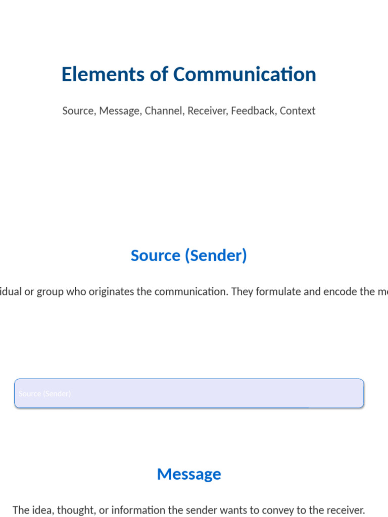 Styled Elements of Communication | PDF