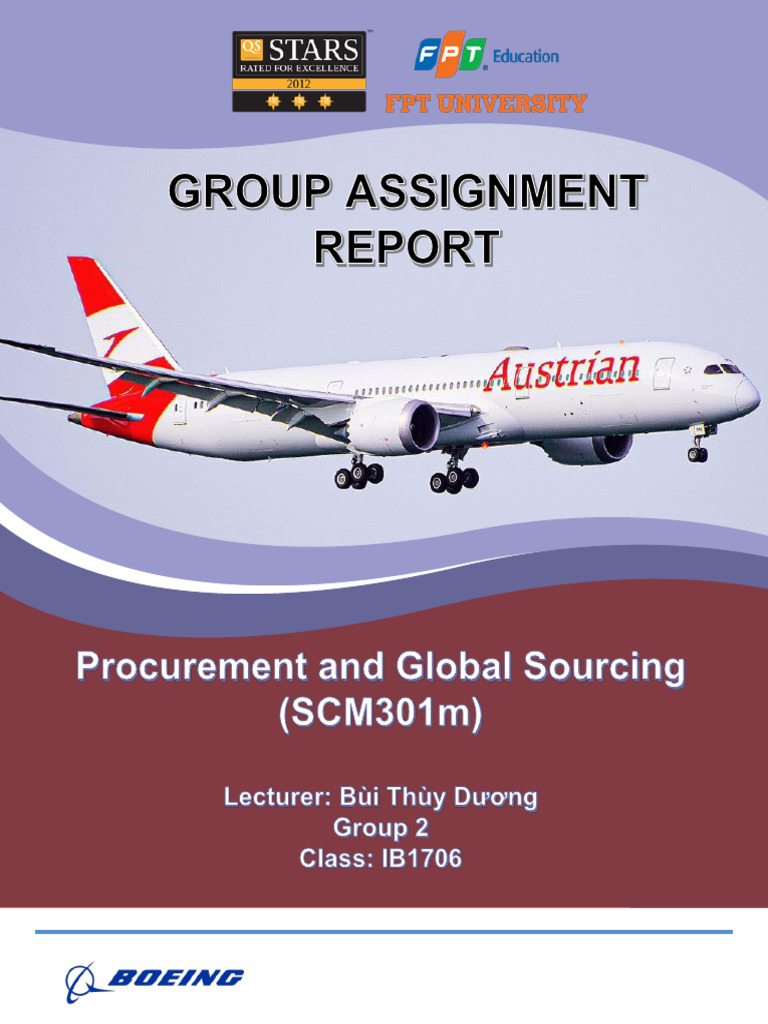Procurement and Global Sourcing of Boeing | PDF | Equity (Finance) | Supply Chain